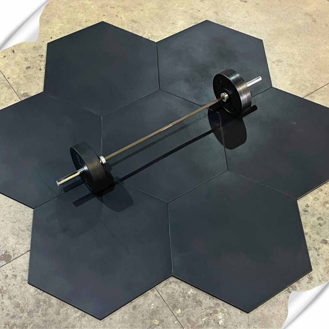 ECO-GYM TOP ESA Hexagonal flooring for gyms - Casei Eco-System